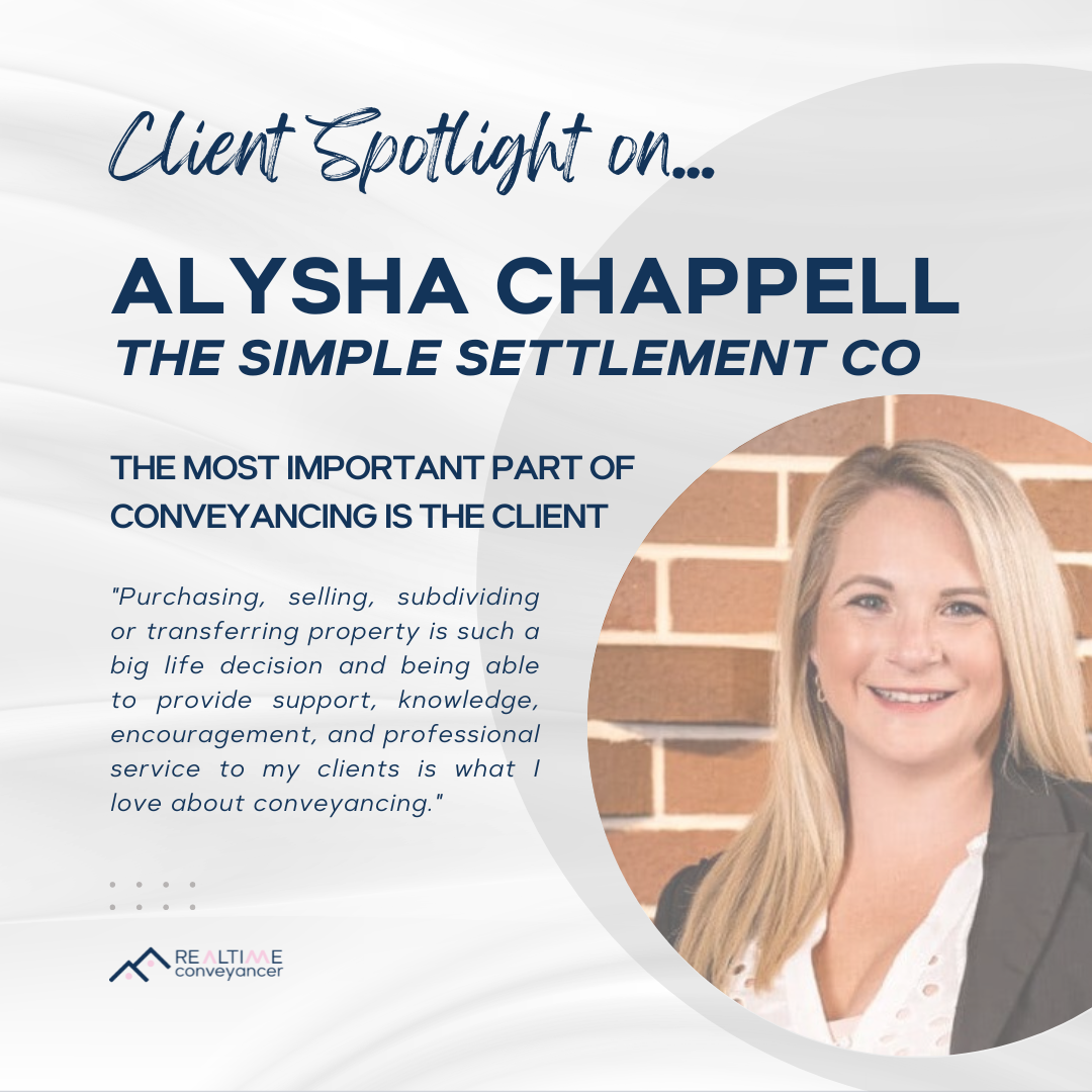 Client Spotlight on… Alysha Chappell, The Simple Settlement Co